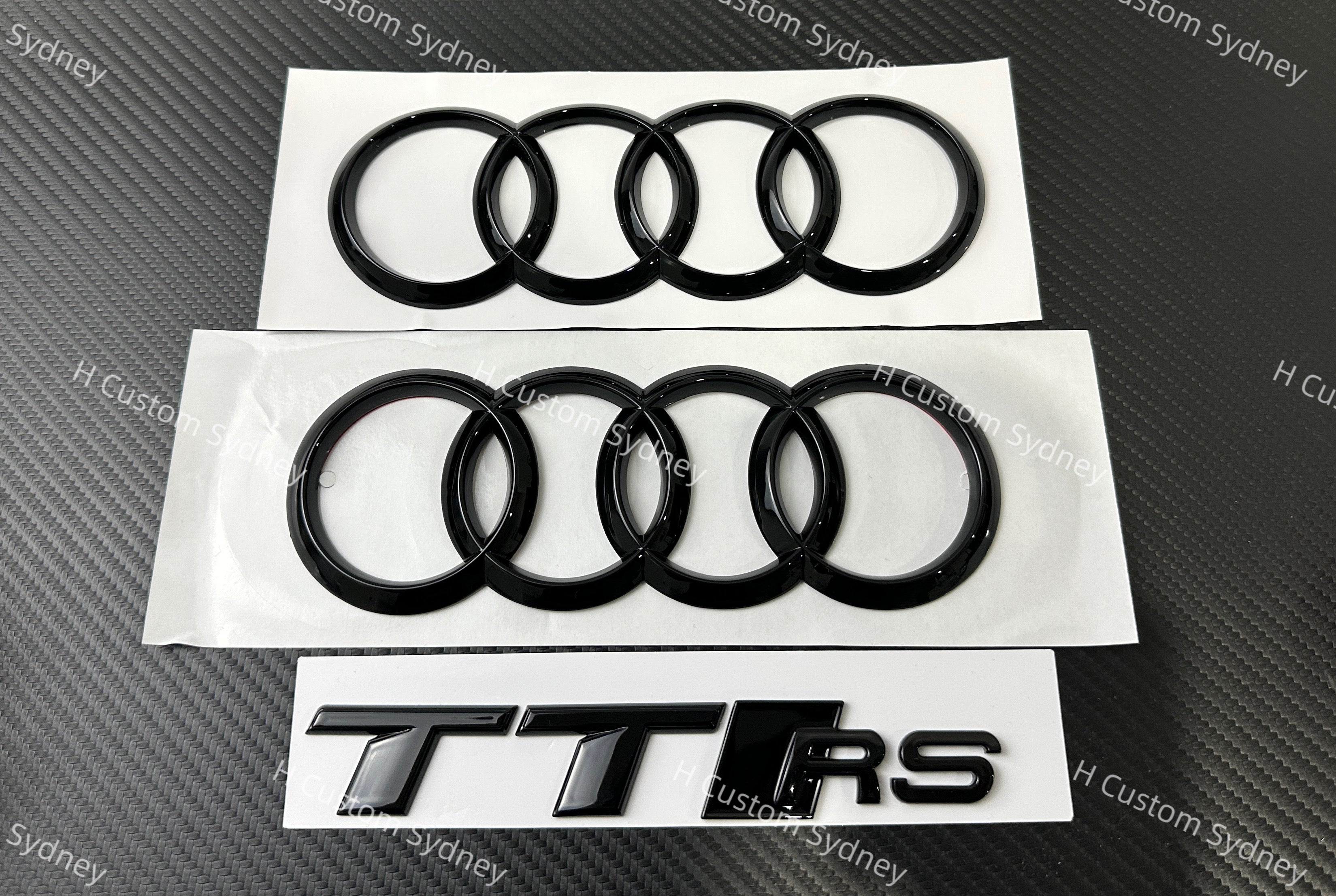 TTRS Night Edition Badges Pack For Audi TTRS MK3 Model – H BODYKITS SYDNEY