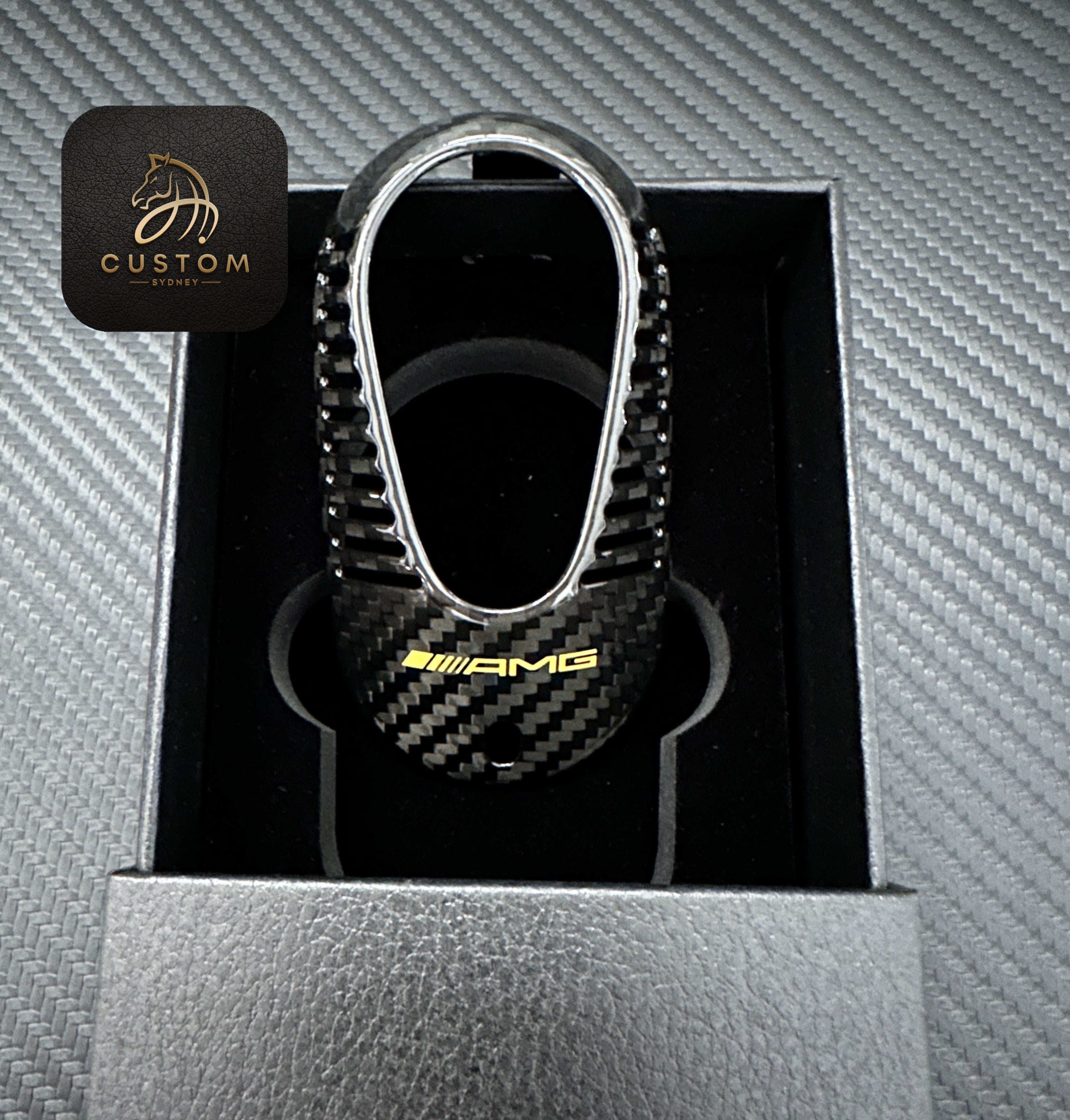 Genuine Carbon Fiber Key Fob Cover For Mercedes AMG W206 X254 W223 C23 ...