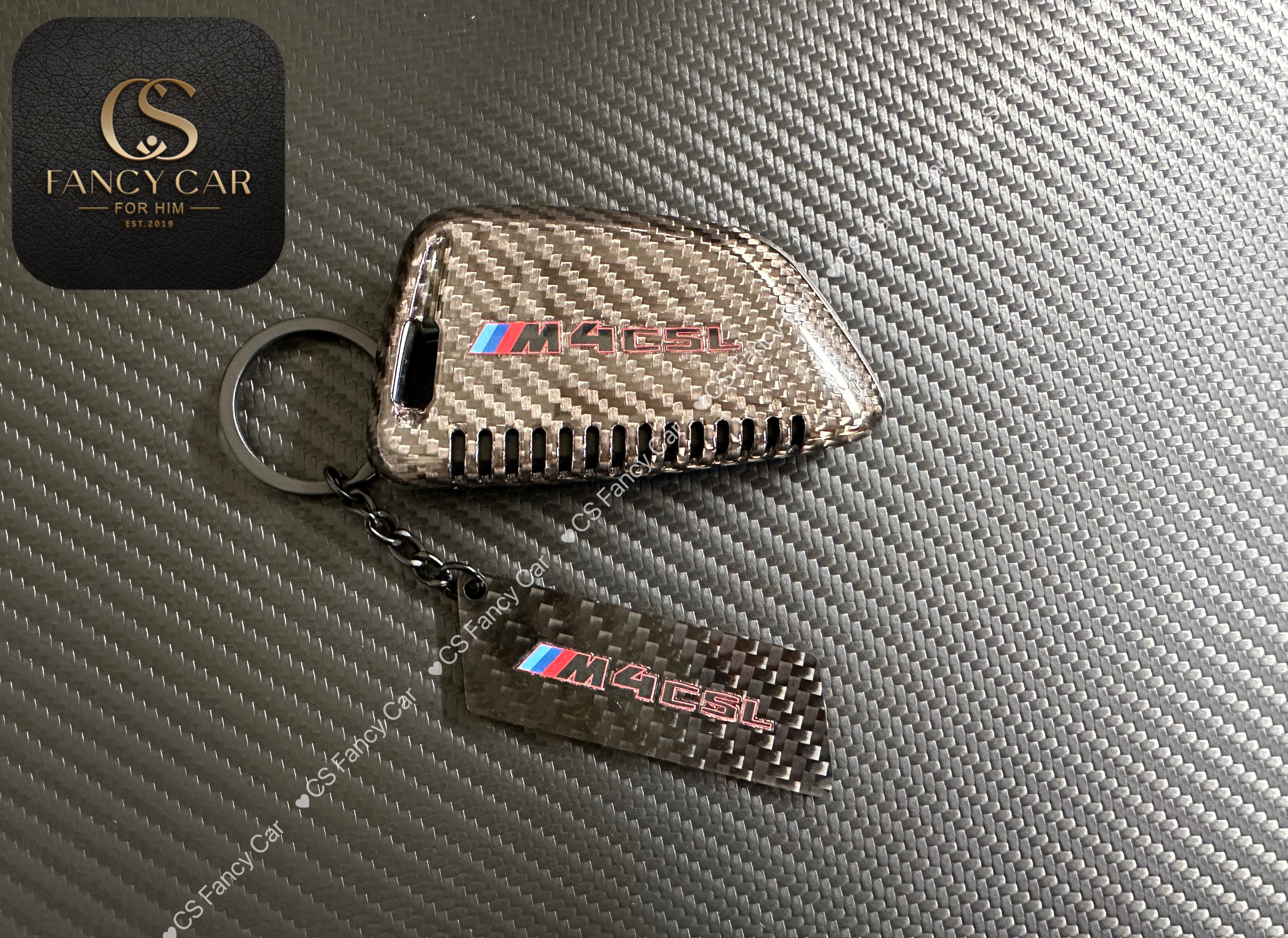 M4 CSL Premium Fiber Key Fob Cover For BMW M4 CSL Exclusive Pack – H ...