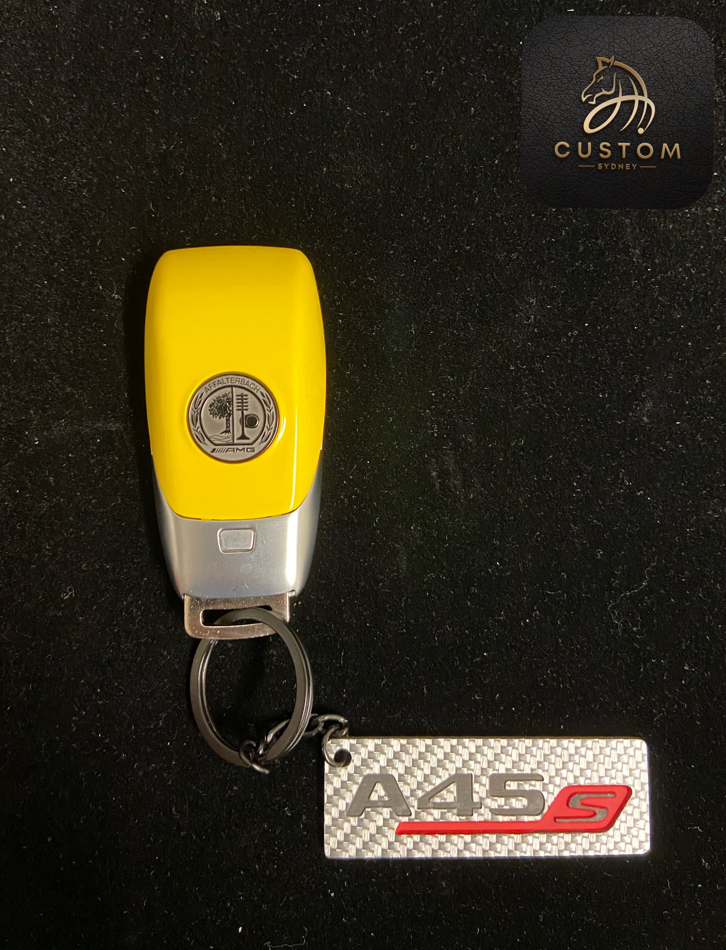 Personalised Mercedes AMG Key Cover Special Edition Gloss GT Yellow – H ...